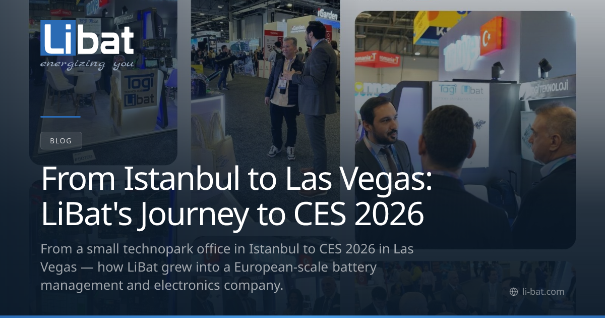 From Istanbul to Las Vegas: LiBat's Journey to CES 2026 - LiBat™